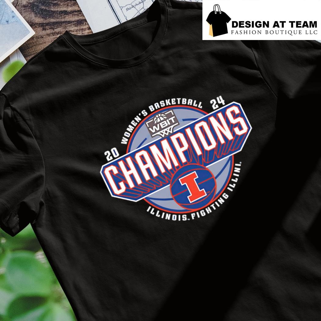 Illinois Fighting Illini Womens Basketball 2024 Wbit Champions Shirt
