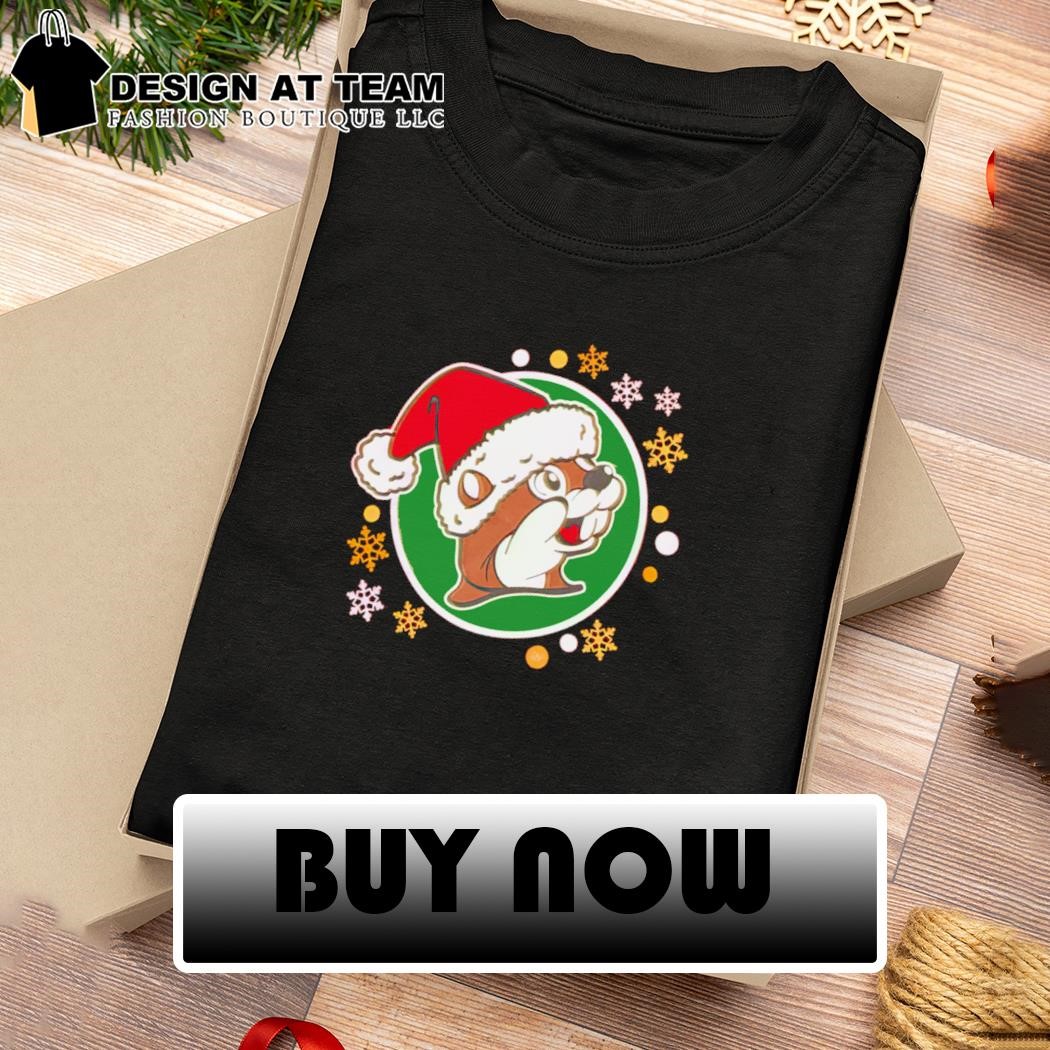 Buc-ee's Santa hat Christmas logo shirt, hoodie, sweater, long sleeve ...