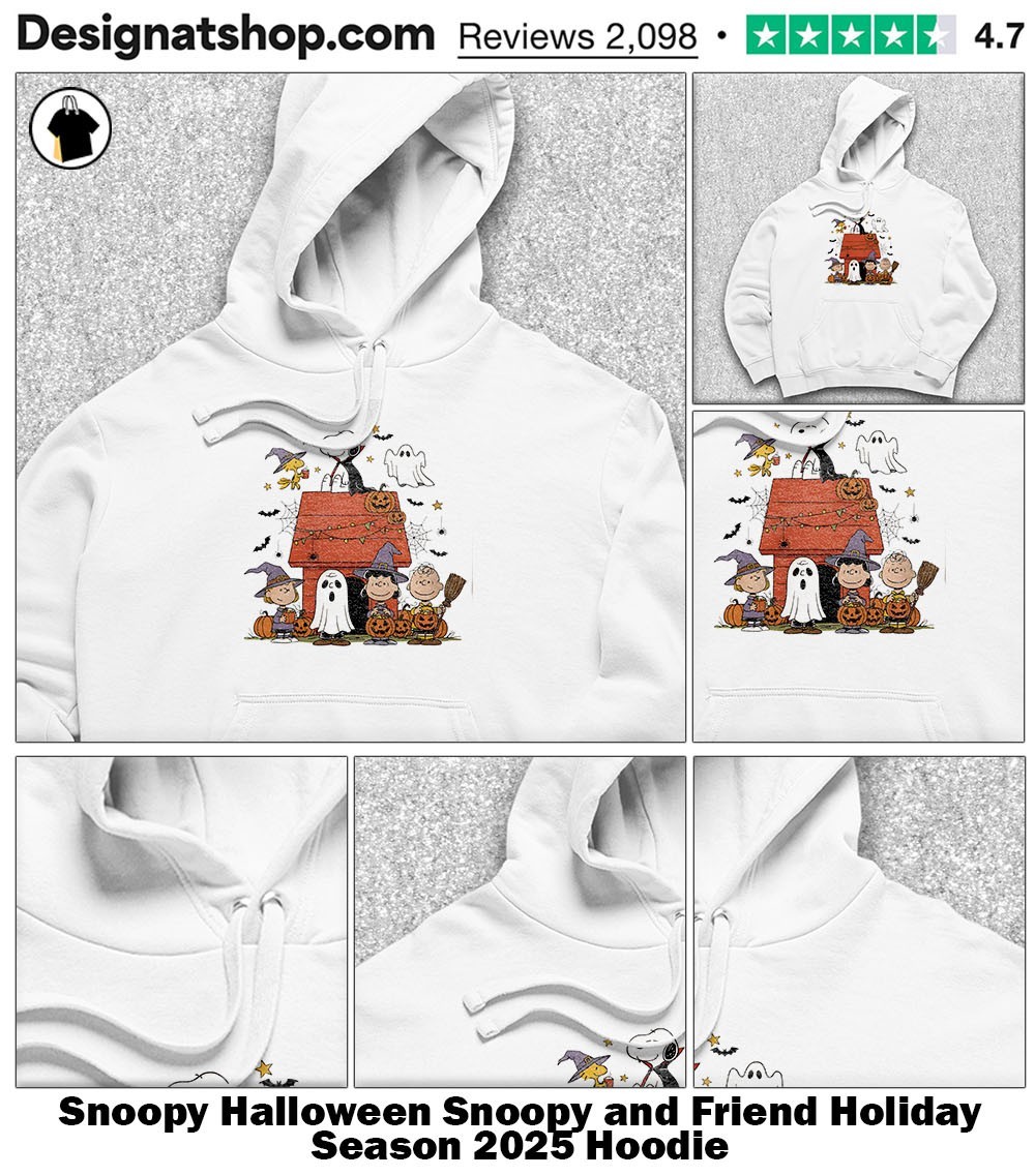 Snoopy Halloween Snoopy and Friend Holiday Season 2025 shirt, hoodie ...