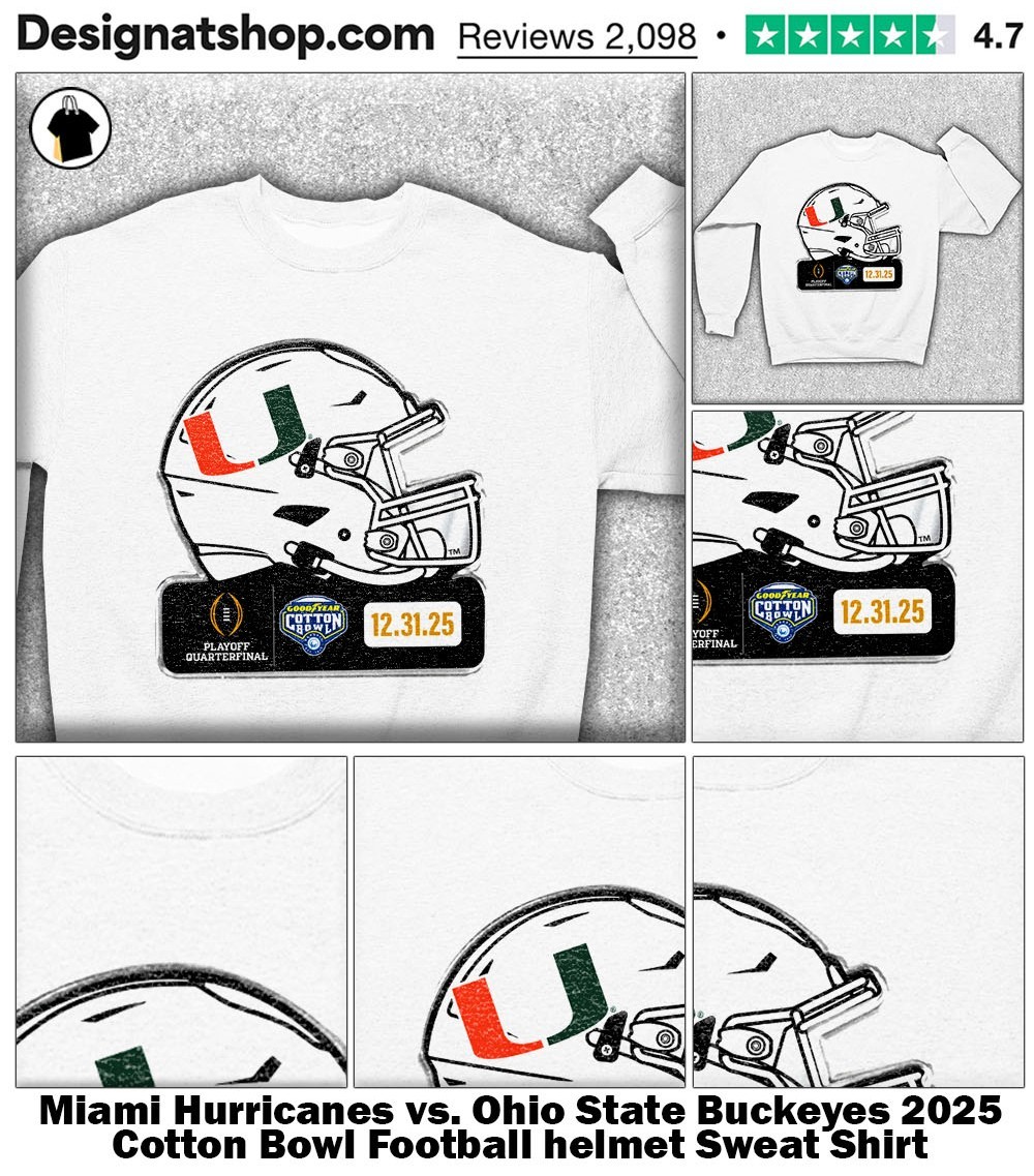 Miami Hurricanes vs. Ohio State Buckeyes 2025 Cotton Bowl Football ...