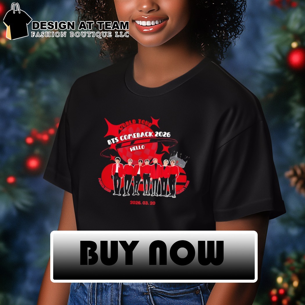 BTS Comeback 2026 Hello K-Pop World Tour shirt, hoodie, sweater, long ...