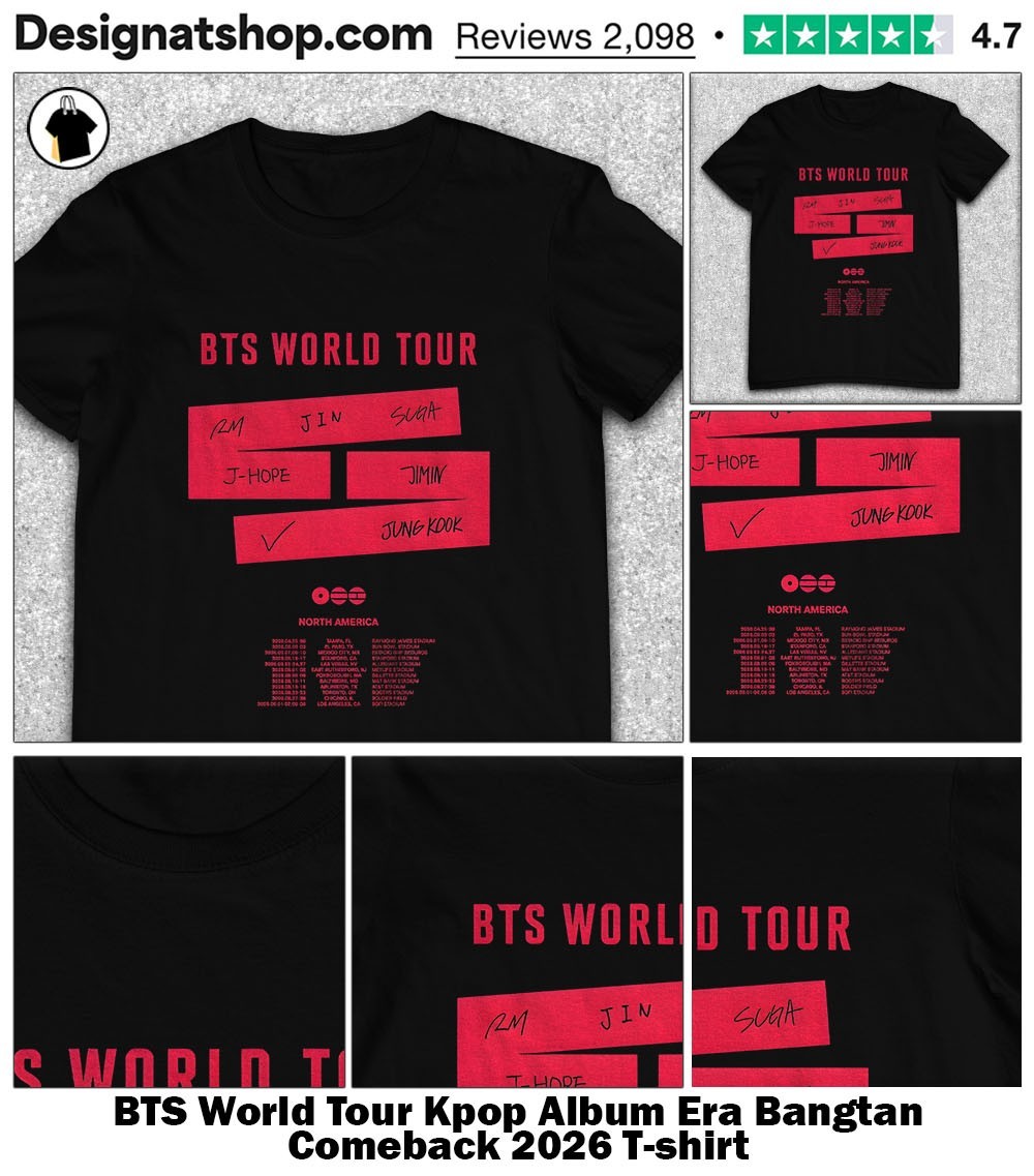 BTS World Tour Kpop Album Era Bangtan Comeback 2026 shirt, hoodie ...