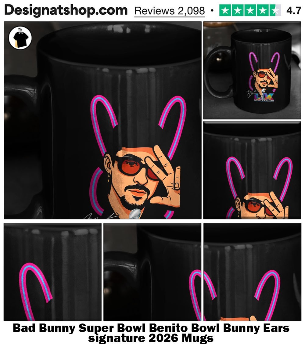 Bad Bunny Super Bowl Benito Bowl Bunny Ears signature 2026 shirt ...