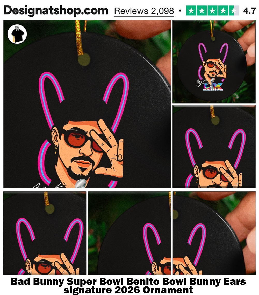 Bad Bunny Super Bowl Benito Bowl Bunny Ears signature 2026 shirt ...