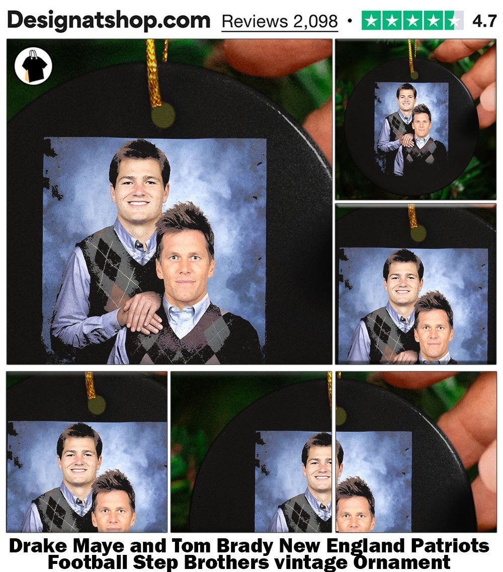 Drake Maye and Tom Brady New England Patriots Football Step Brothers ...