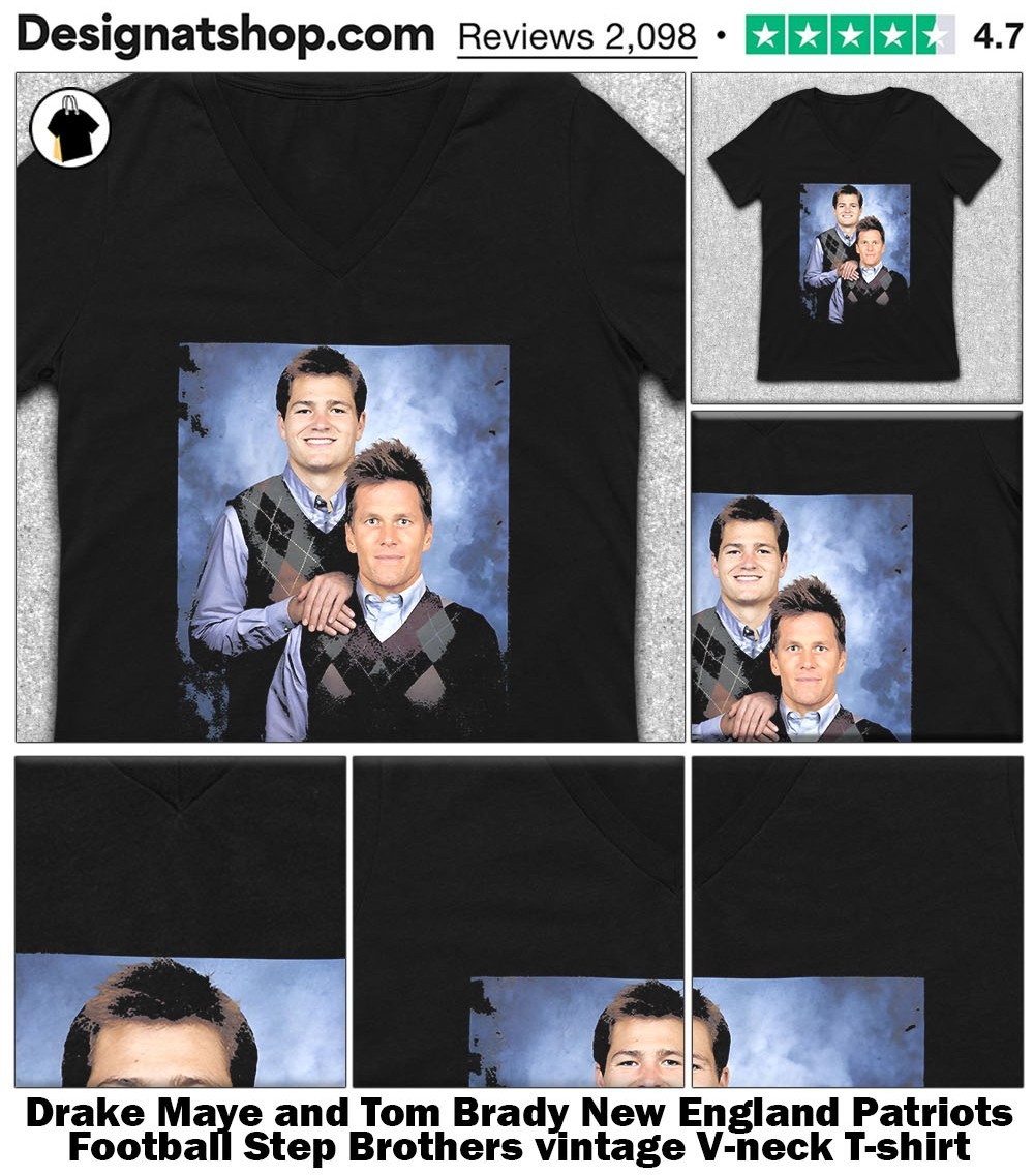 Drake Maye and Tom Brady New England Patriots Football Step Brothers ...