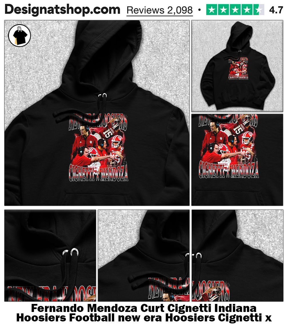 Fernando Mendoza Curt Cignetti Indiana Hoosiers Football new era ...
