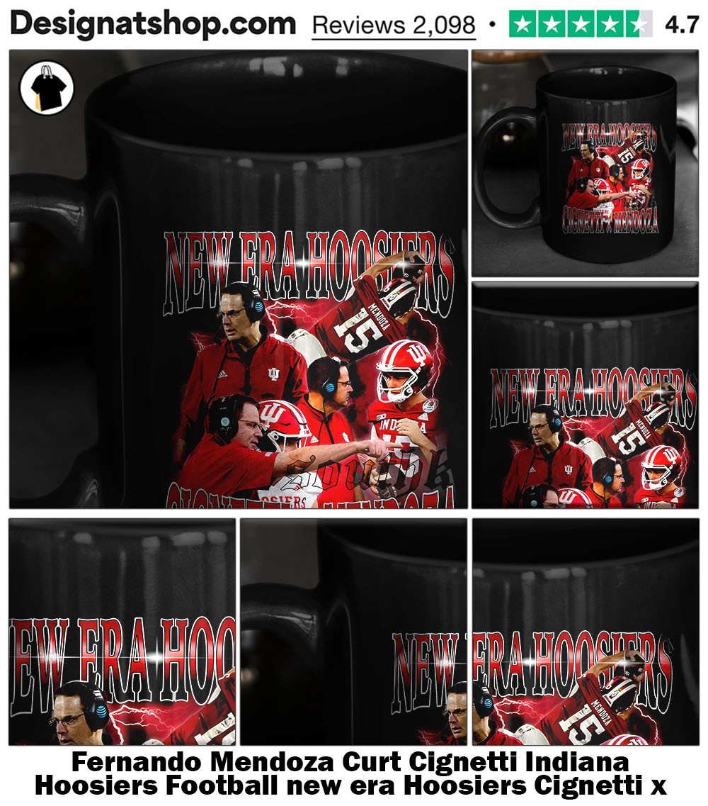 Fernando Mendoza Curt Cignetti Indiana Hoosiers Football new era ...